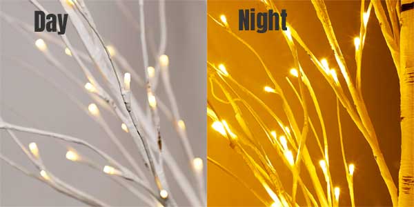 Lighted Birch Trees - 5 Ways to Use Them & Save Money